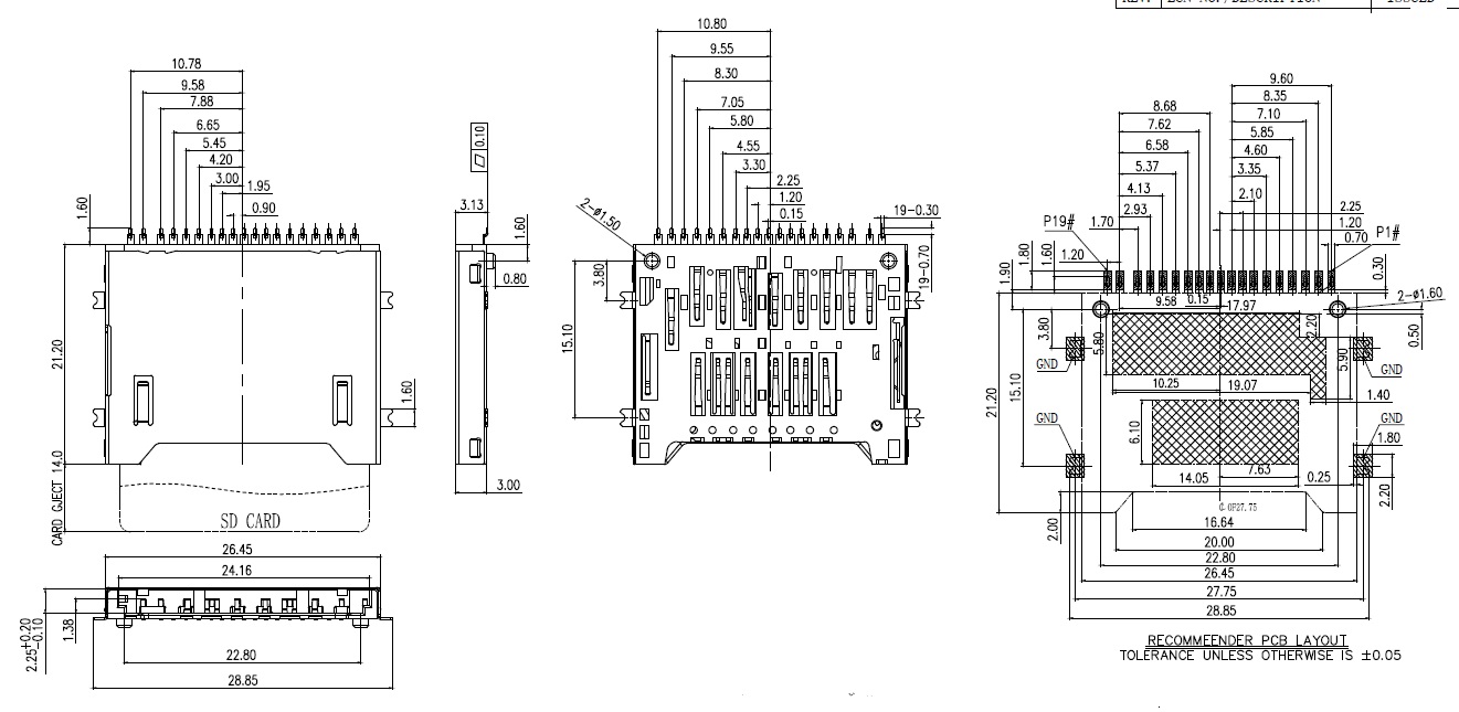 SD4.0 memory card connector - MINJIN TECHNOLOGY CO.,LTD